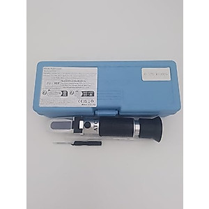 AIHG Hand Held Refractometer,Portable 0~32% Brix Meter Refractometer for Food Fruit Beverages Beer Wine Sugar Content Test