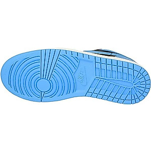 NIKE Men's Air Jordan 1 Low Sneaker, Black Black Blue University, 8.5