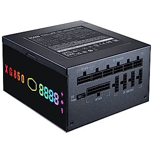 Cooler Master XG850 Plus Platinum ARGB Fully Modular, 850W, Built-in Information Display Panel, ARGB 135mm Silent Fan, Intel ATX 12V Ver 2.53, 100% Japanese Capacitors (MPG-8501-AFBAP-XUS)