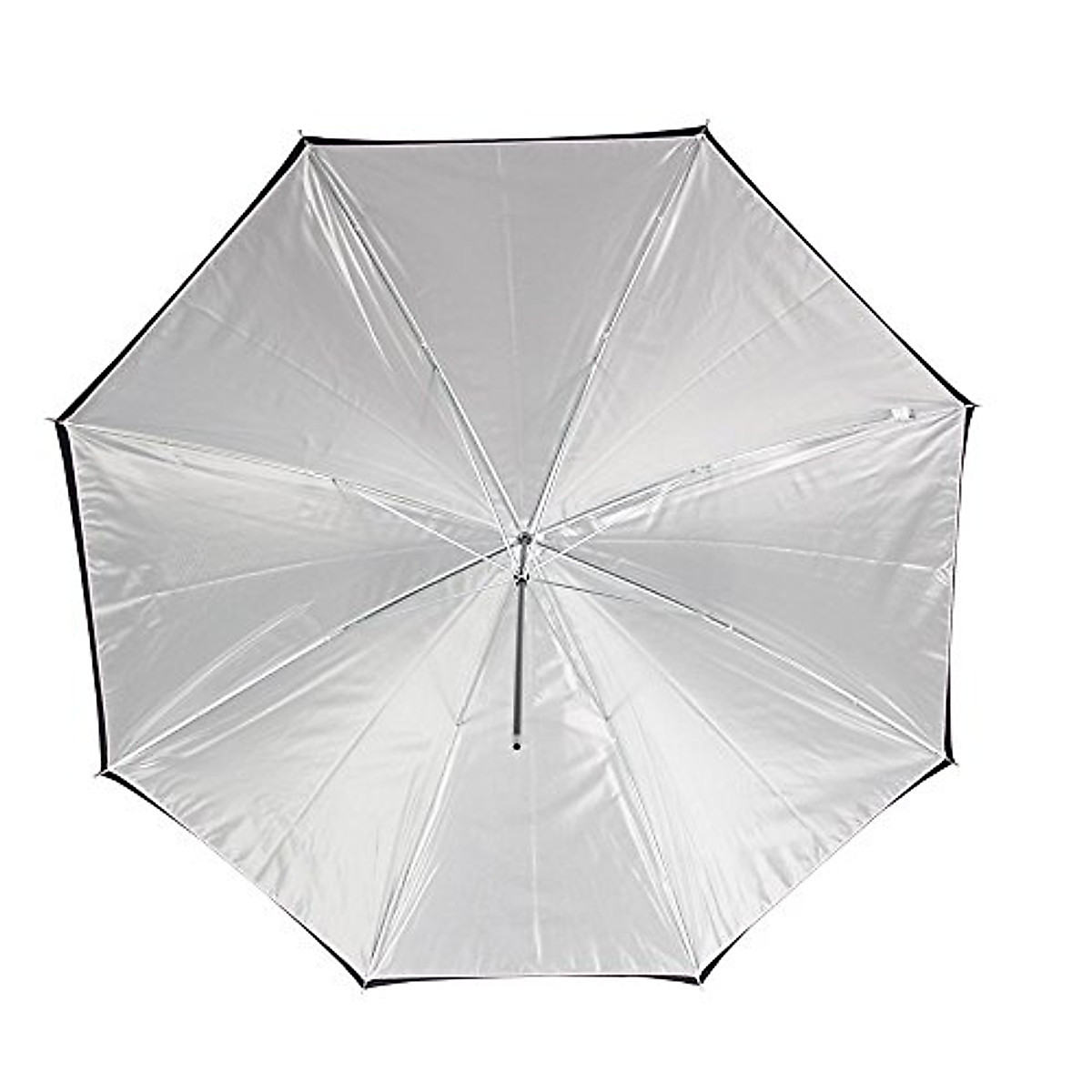 Westcott 2012 32-Inch Optical White Satin with Removable Black Cover Umbrella