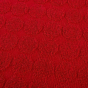 Bedford Home Set of 8 Kitchen 16”x28”-Absorbent 100% Cotton Hand Towel-Modern Circle Pattern Weave in 4 Solid Colors-Dishtowels for Drying by Lavish Home, Multiple