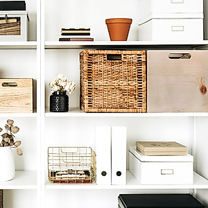 Good Wood by Leisure Arts Wooden Crate, Wood Crate Unfinished, Crates for Display, Crates for Storage, Wooden Unfinished, Pine, 22" X 15" X 11.5"