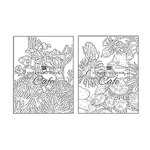 100 Wildlife Scenes: An Adult Coloring Book Featuring 100 Most Beautiful Wildlife Scenes with Animals, Birds and Flowers from Oceans, Jungles, Forests and Savannas