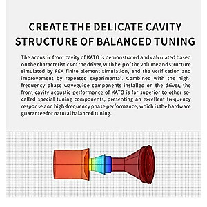 Moondrop KATO Earphone DLC Composite Diaphragm Advanced Ultra Linear Technology Dynamic in-Ear Earplug (Matte Steel)