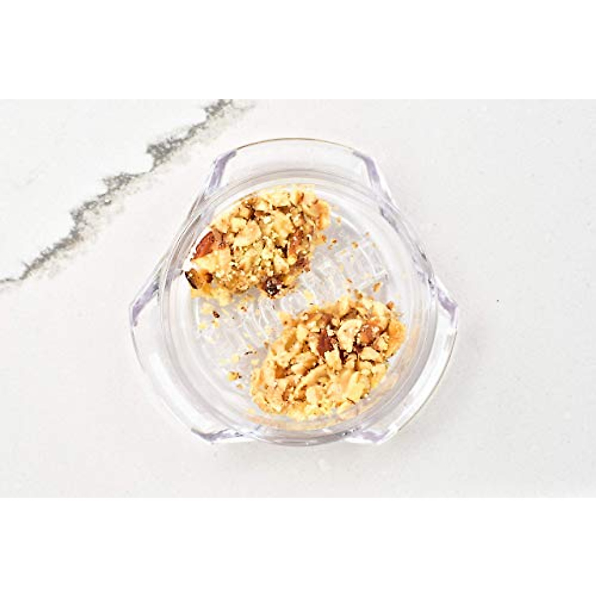 Nextrend Garlic Twister 4th Gen - Ginger, Herb, Nuts, Garlic - Handheld Kitchen Mincer, Easy to Clean! (Clear)