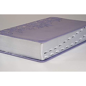 KJV Personal Size Giant Print Holy Bible (Red Letter, LeatherLike, Peony Lavender, Indexed): Includes Free Access to the Filament Bible App Delivering ... Notes, Devotionals, Worship Music, and Video