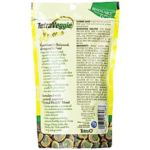 Tetra PRO PlecoWafers 5.29 Ounces, Nutritionally Balanced Vegetarian Fish Food for Bottom Feeders, Concentrated Algae Center
