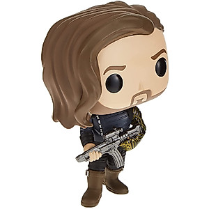 POP Marvel: Avengers Infinity War - Bucky Barnes (Winter Soldier) Funko Pop! Vinyl Figure (Bundled with Compatible Pop Box Protector Case), Multicolor, 3.75 inches