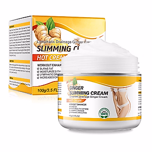 VOGSIG Anti Cellulite Slimming Cream Gel, Hot Cream, Ginger Fat Burning Weight Loss Full Body Fat Burning Cream for Belly, Perfect for Cellulite, Soothing, Relaxing, Tightening & Slimming