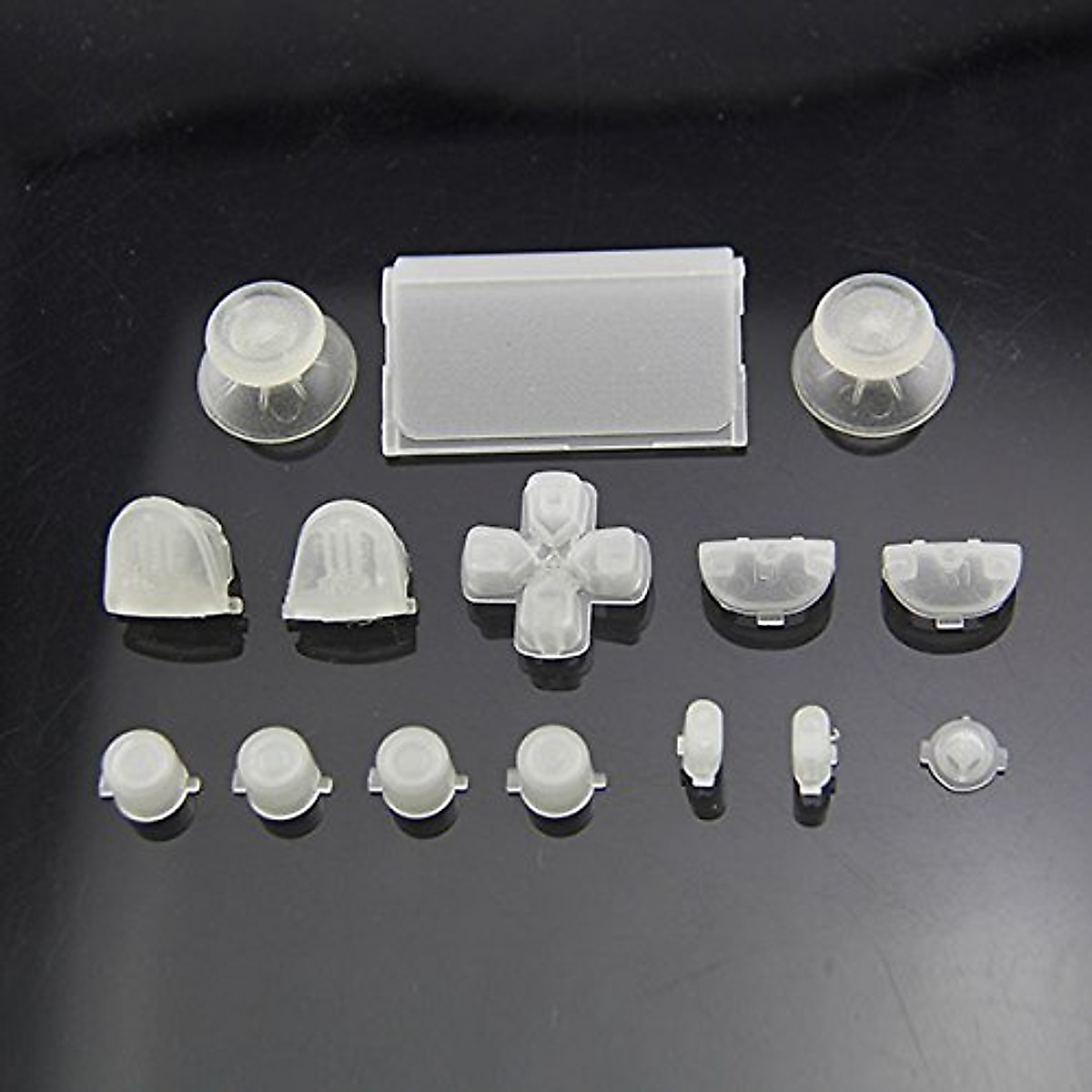 Glow in the Dark Full Buttons Set Trigger Dpad Thumbsticks For PS4 Playstation 4 Controller Gen 1 PS 4 Controller