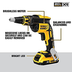 DEWALT 20V MAX XR Drywall Screw Gun & Cut-out Tool Combo Kit (DCK263D2)