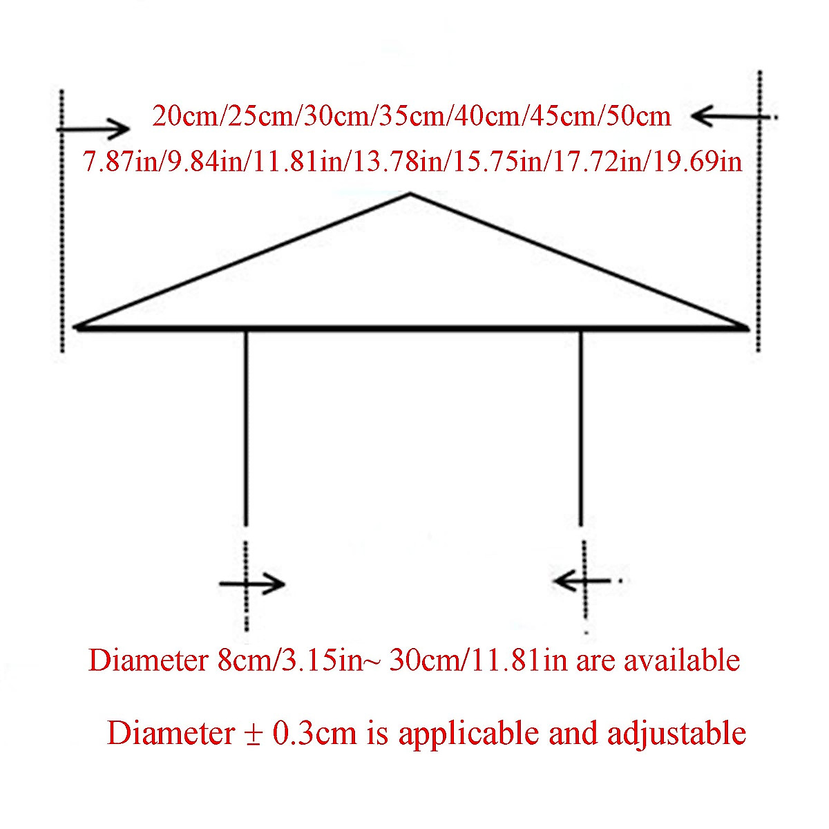 ZXCASDF Cone Top Chimney Cap,Chimney Cowl Stainless Steel,Round Roof Rain Cap,Metal Chimney Cowl with Bird Guard - Rain Snow Hat - Exhaust Tube End - Vent Cover/Cap,d9cm*25cm/3.54in*9.84in