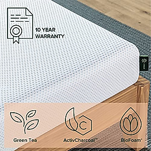 ZINUS 6 Inch Green Tea Cooling Gel Memory Foam Mattress / Cooling Gel Foam / Pressure Relieving / CertiPUR-US Certified / Bed-in-a-Box, Full