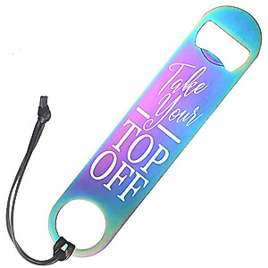 HomeLove Inc. Take your top off Funny Beer Bottle Opener, Funny Bottle Opener for Party Decorations, Funny Gift Ideas for Men, Women, Friends, Husband, Wife, Beer Lover