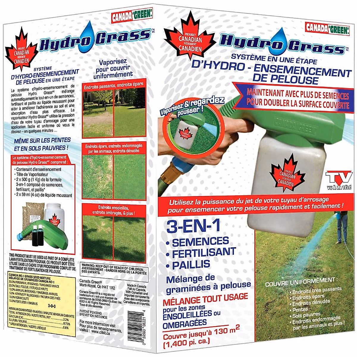 Hydro Grass Lawn Hydroseeding Spray System - 1 kg