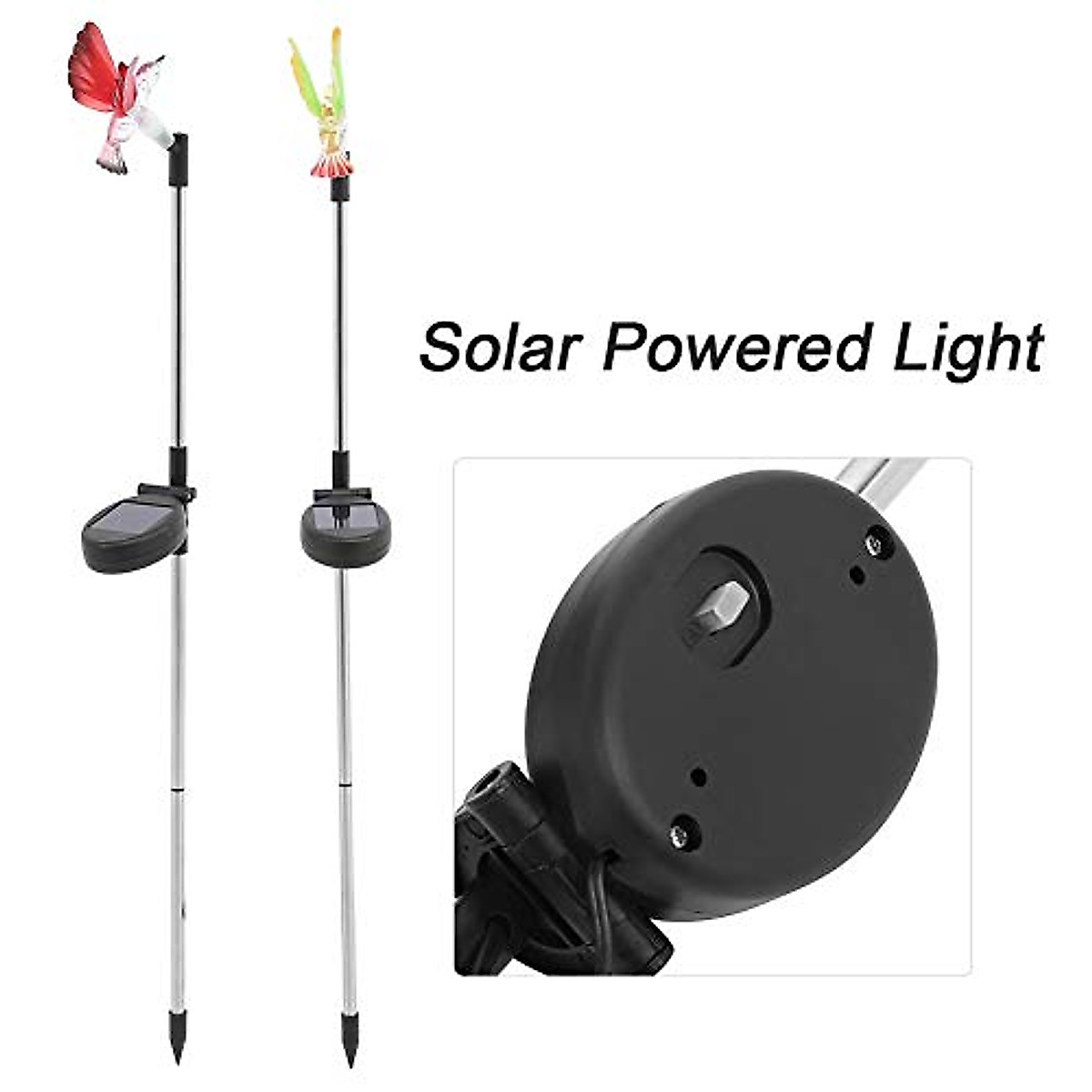 Amorphous Silicon Solar Panels Lawn Lamp, LED Light, for Lawns Decorating Gardens