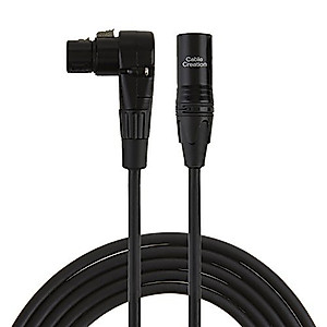 CableCreation 3.5mm (1/8 Inch) Stereo Male to XLR Female Cable, 6 Feet/Black