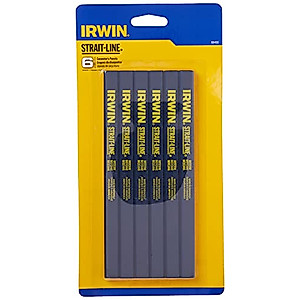 IRWIN Carpenter Pencil, Medium Lead, 6-Piece (66400)