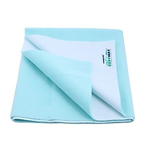 Newnik Cozymat Waterproof, Breathable, Reusable Mat/Underpad/Absorbent Sheets/Mattress Protector (Size: 140 x 100 Centimeter, Seagreen)
