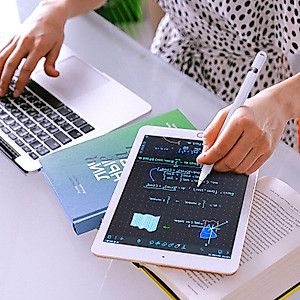 Fintie Silicone Sleeve Compatible with Apple Pencil 1st Generation, Ultra Light Pen Skin Case Cover Soft Protective Pencil Grip Holder with 2 Nib Covers & Cable Adapter Tether, Lilac Purple