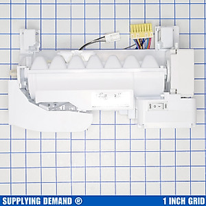 Supplying Demand AEQ73110217 EBS61443392 Refrigerator Ice Maker Assembly Replacement Kit