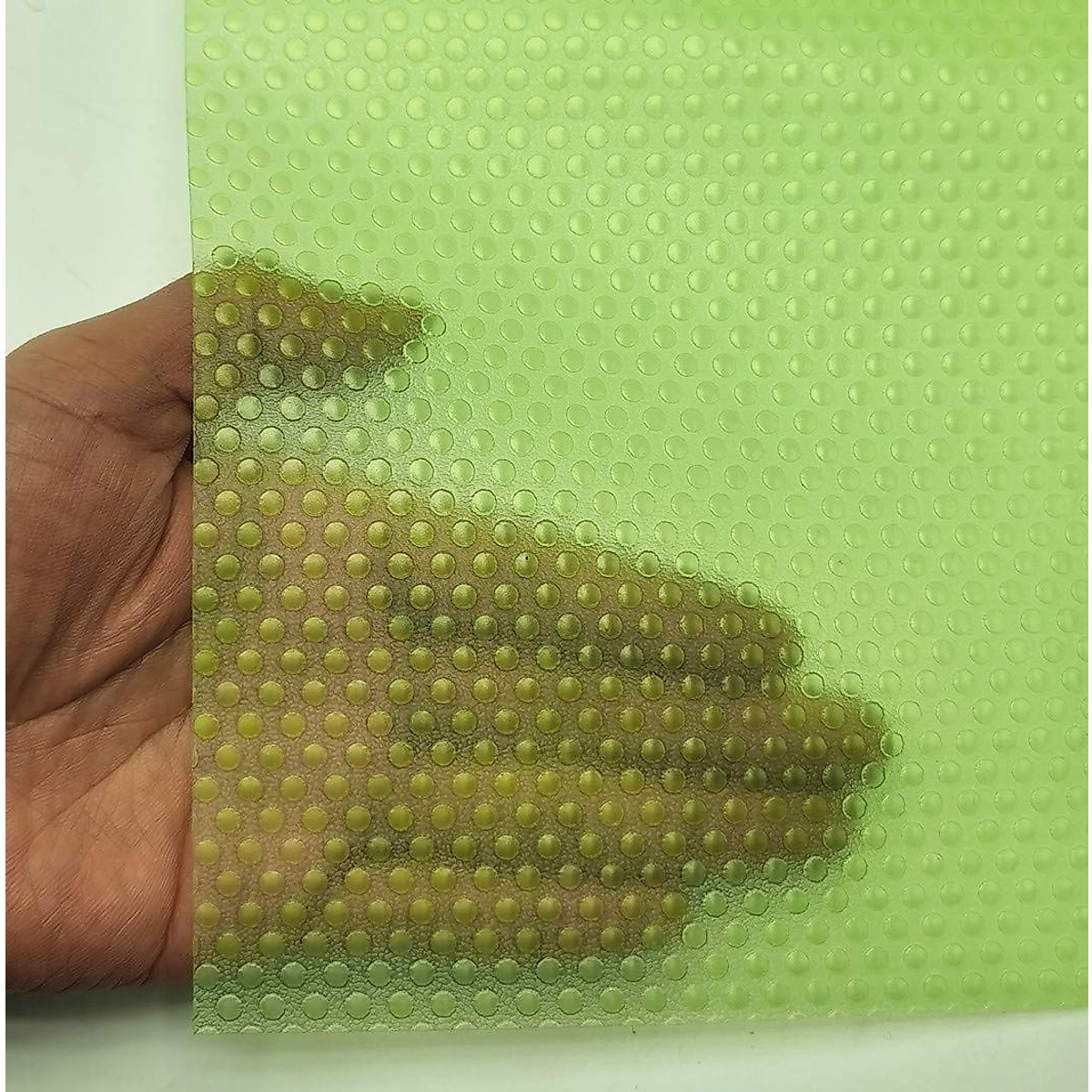 Artviva Refrigerator Mats Fridge Shelf Liner 8 Pcs, Water/Oil Proof Placemates Washable Refrigerator Liners for Drawer Cabinet Table (Green)