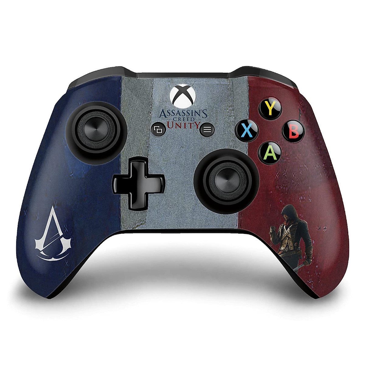 Head Case Designs Officially Licensed Assassin's Creed Flag Of France Unity Key Art Matte Vinyl Sticker Gaming Skin Decal Cover Compatible With Xbox One S Console and Controller Bundle