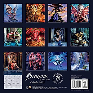 Dragons by Anne Stokes Wall Calendar 2021 (Art Calendar)