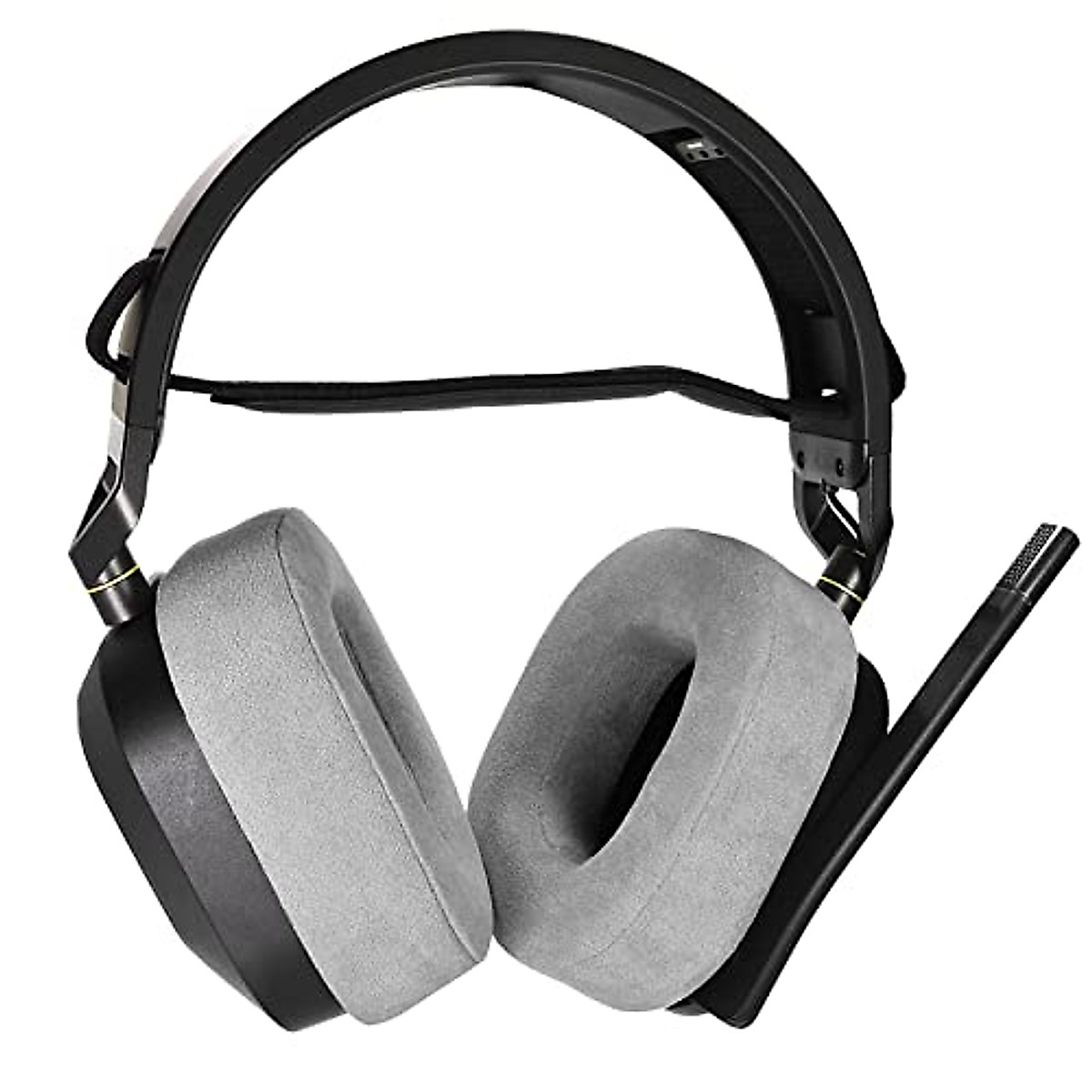 Upgrade Thickened Ear Pads,corsair Replacement Ear Cushion for CORSAIR HS80 RGB Wireless headphones ear cups (flannel ear pads)