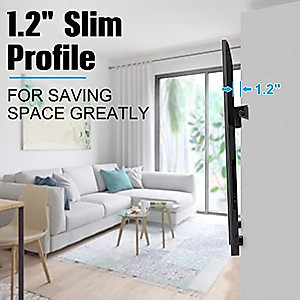 Drywall TV Mount fits Most 22-55 inch TVs, No Stud Needed TV Wall Mount Bracket with Loading Capacity 100 lbs, Max Vesa 400 x 400mm (All Hardware Screws Include)