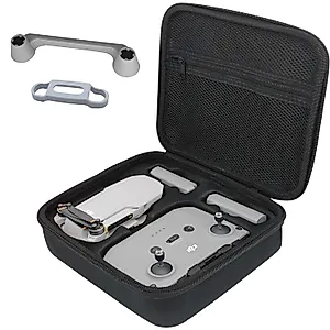 SKYWARDTEL Carrying Case for DJI Mini 2/Mini 4K Drone Case Hard Shell Storage Bag Compatible with DJI Mini 2 Drone and Other Accessories with Propeller Protectors and Control Stick Cove