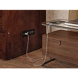 AFI Deerfield Murphy Bed Chest Full, Walnut