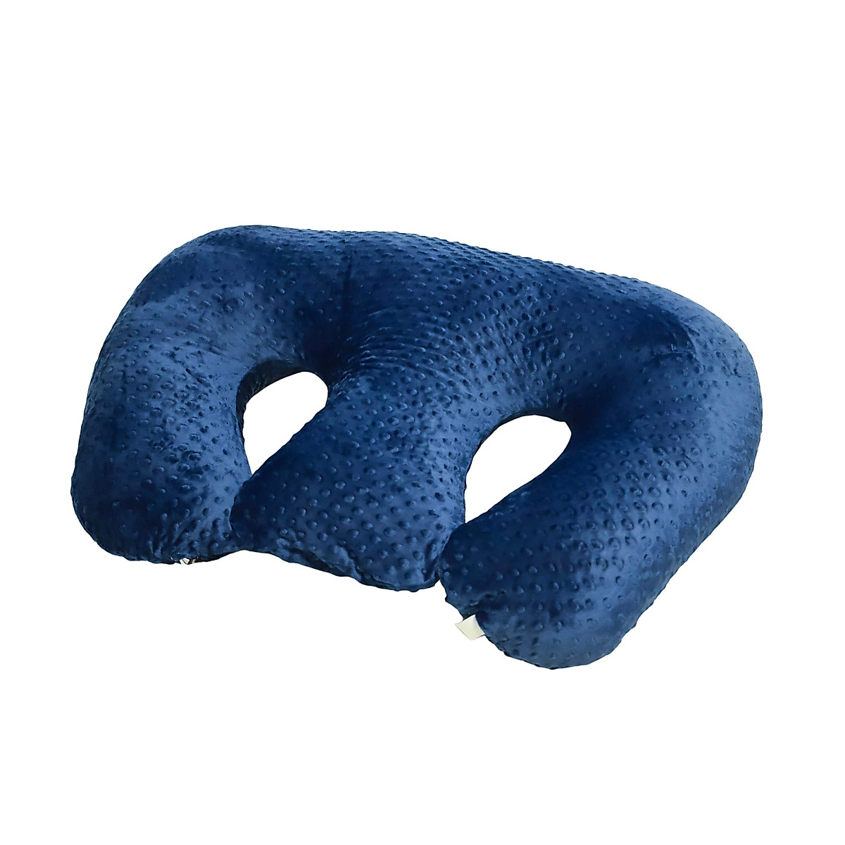 Twin Z Pillow Navy 6 uses in 1 Twin Nursing Pillow Breastfeeding, Bottlefeeding, Tummy Time, Reflux, Support and Pregnancy Pillow