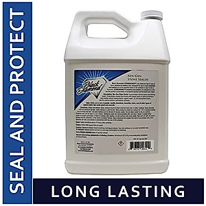 Black Diamond Stoneworks NEX-GEN Natural Stone Penetrating Sealer: Seals & Protects; Granite, Marble, Travertine, Limestone and Grout. 1-Quart AND Stone & Tile Intensive Cleaner 1-Quart
