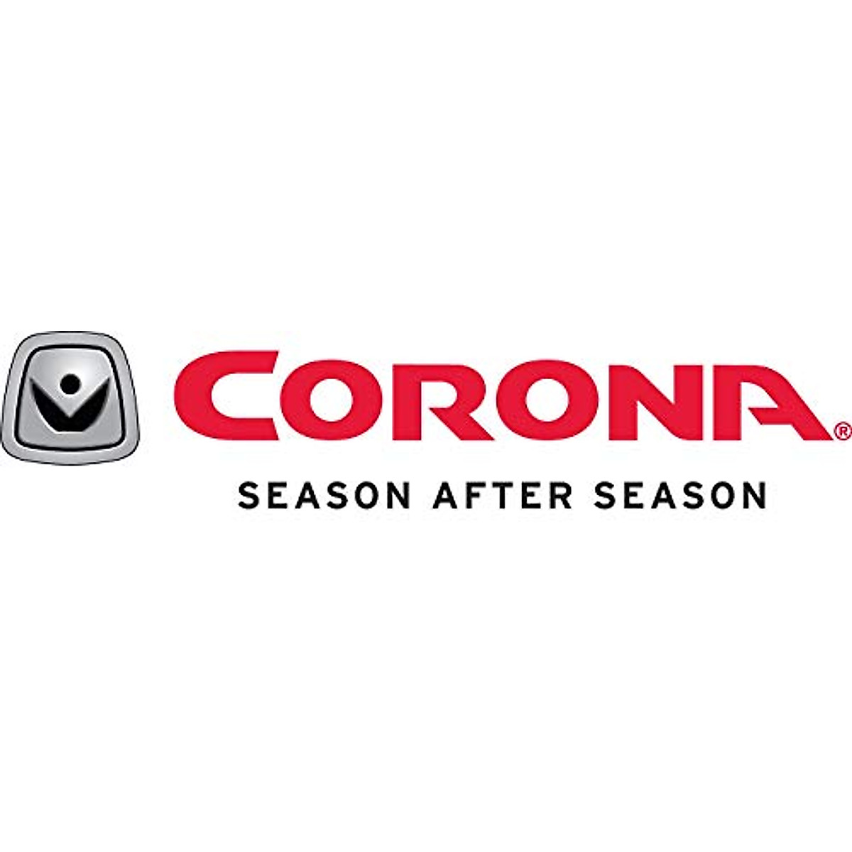 Corona RK 62060 Fixed Tine Shrub Rake, Aluminum Handle, 8-Inch Wide