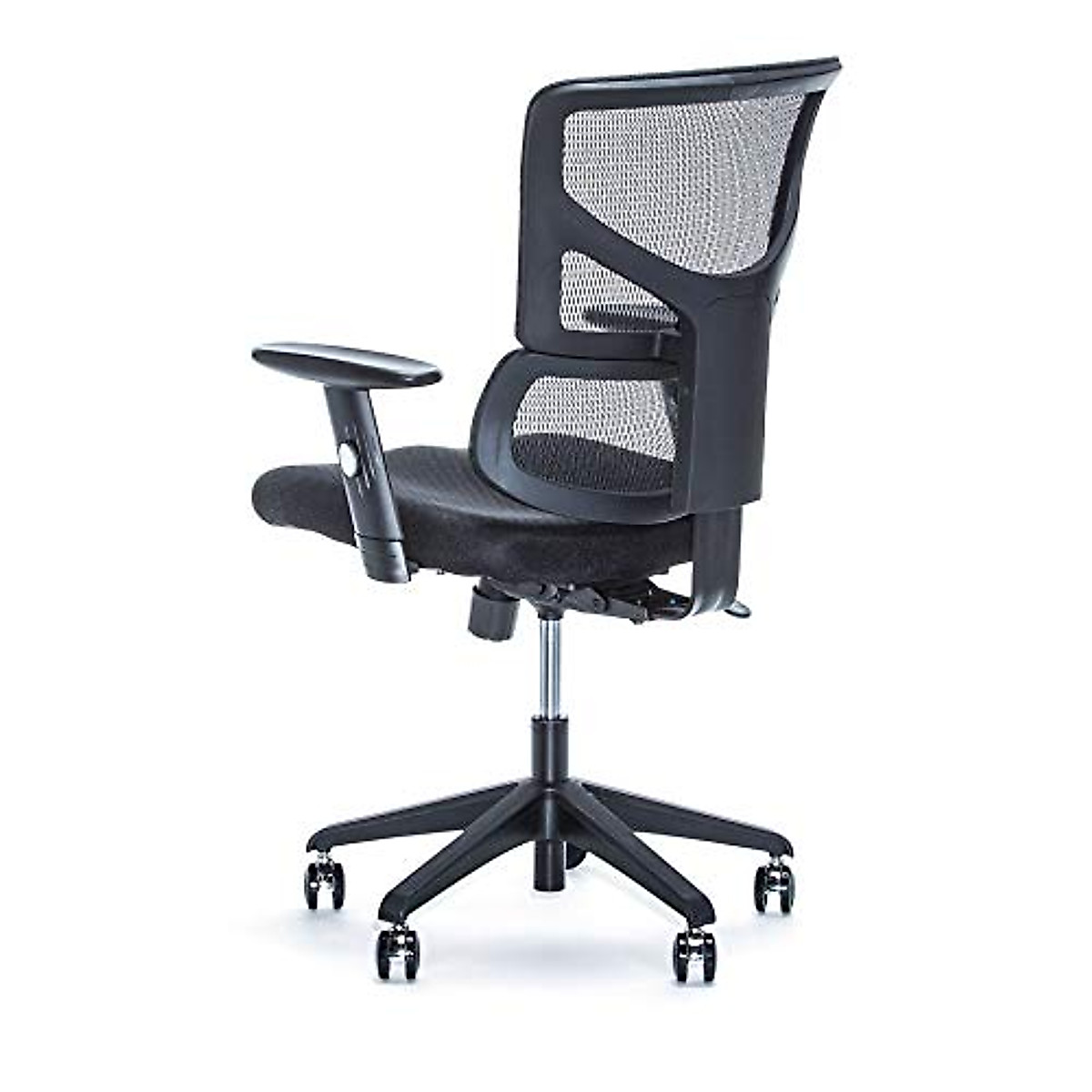 X-Chair X-Basic Task Chair, Black Flex Mesh - Ergonomic Office Seat/Adjustable Backrest/Foam Seat/Relaxed Recline/Perfect for Office or Home Desk