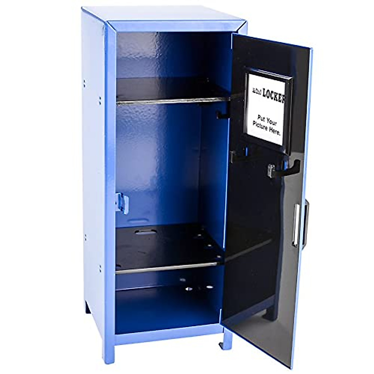 Brightly Colored Kids Mini Metal Locker with Lock & Keys for Ages 3+