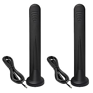 TS9 Antenna, 12dBi External 5G 4G LTE GSM Magnetic Base Antenna,Compatible with Netgear AT&T Nighthawk M6 MR6110 MR6500 M5 MR5100 MR5200 M1 MR1100 LB2120 Hotspots Router 2 Pack