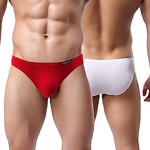 Avidlove Men Underwear Micromodal Bikinis 4 Pack Briefs