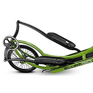 ElliptiGO 8C Long Stride Outdoor Elliptical Bike and Best Hybrid Indoor Exercise Trainer, Green