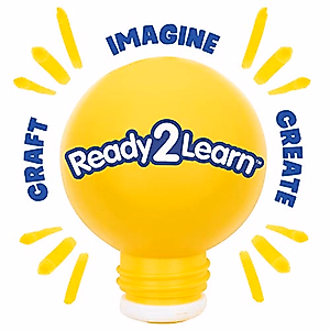 READY 2 LEARN Dough Character Accessories - Set of 52 - 21 Different Shapes - Dough Toys for Kids - Decorate Dough Creations - Create Animals and Characters with Food and Objects