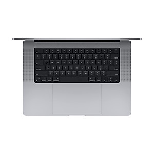 Apple Late 2021 MacBook Pro M1 Pro chip 10-core CPU (16-inch, 16GB RAM, 512GB SSD Storage) (QWERTY English) Space Gray (Renewed Premium)