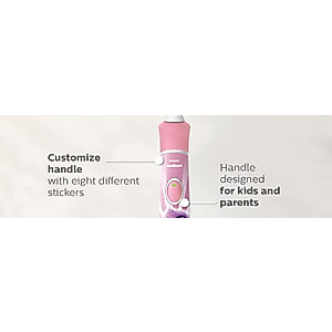 Philips Sonicare for Kids 3+ Bluetooth Connected Rechargeable Electric Power Toothbrush, Interactive for Better Brushing, Pink, HX6351/41
