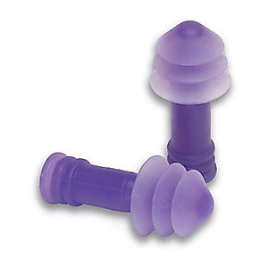 Mack's AquaBlock Earplugs, 2 Pair, Comfortable, Waterproof, Ear Plugs for Swimming, Snorkeling and Showering (Pack of 2)