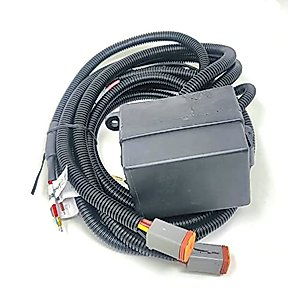 Abrams Snow Plow Head Light Wiring Harness Relay Module for CANBUS Vehicles, Negative Polarity - Can be for Other Brand Snow Plow Lights