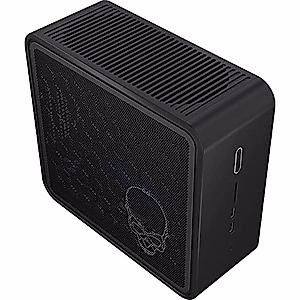 Intel NUC 9 NUC9i5QNX Ghost Skull Canyon Extreme Gaming Box Elite Business Desktop (Intel Quad-Core i5-9300H (Beat i7-7700HQ), 32GB RAM, 1TB PCIe SSD) Thunderbolt, Wi-Fi 6, Windows 10 Pro