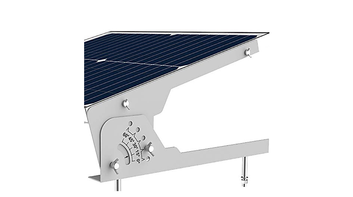 SUNER POWER Adjustable Solar Panel Mount Racks - Foldable Tilt Brackets