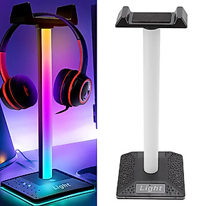 RGB Gaming Headset Stand Type C USB LED Headphone Holder for Desk Desktop Mood Lighting, Sleeping Light Table Lamps Daily Night Lights