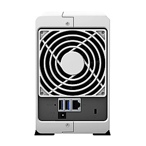 Synology DiskStation DS220j NAS Server for Business with Quad Core CPU, 512MB Memory, 8TB HDD Storage, DSM Operating System