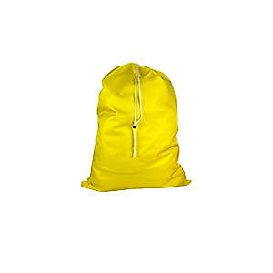 Nylon Laundry Bags Bulk 30" X 40" – Pack of 12 bags, for Heavy Duty Use, Commercial, Laundromats and Household Storage, machine washable - Made in the USA (Yellow)